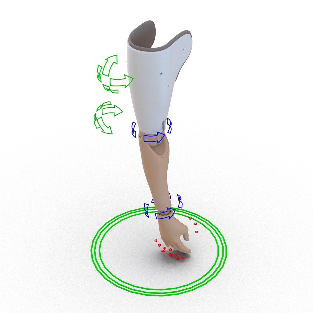 prosthetic arm rigged max