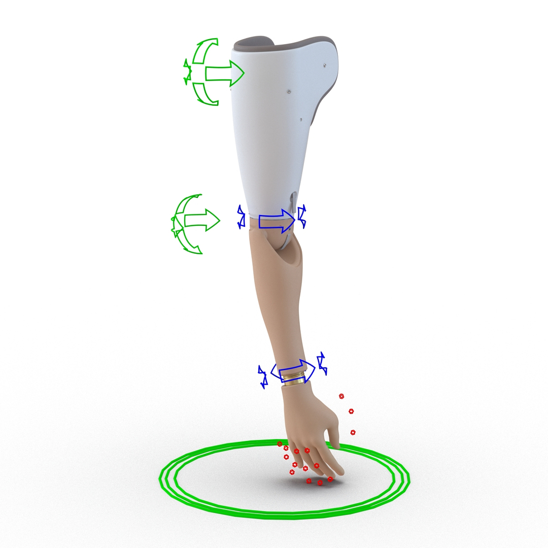 prosthetic arm rigged max