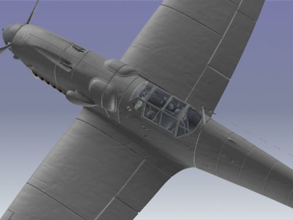 messerschmitt bf109 3D 모델 - TurboSquid 567869