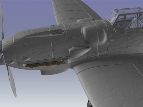 messerschmitt bf109 3D 모델 - TurboSquid 567869