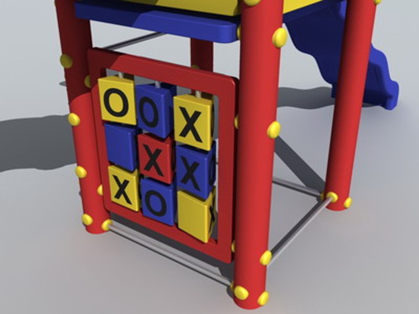 3d Model Small Playground Set