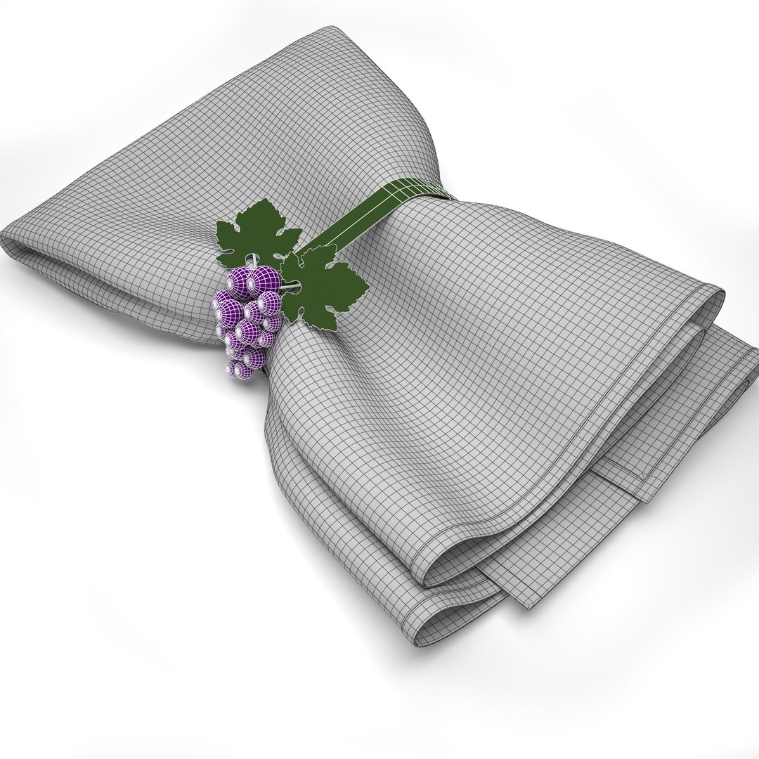 3d Model Napkin