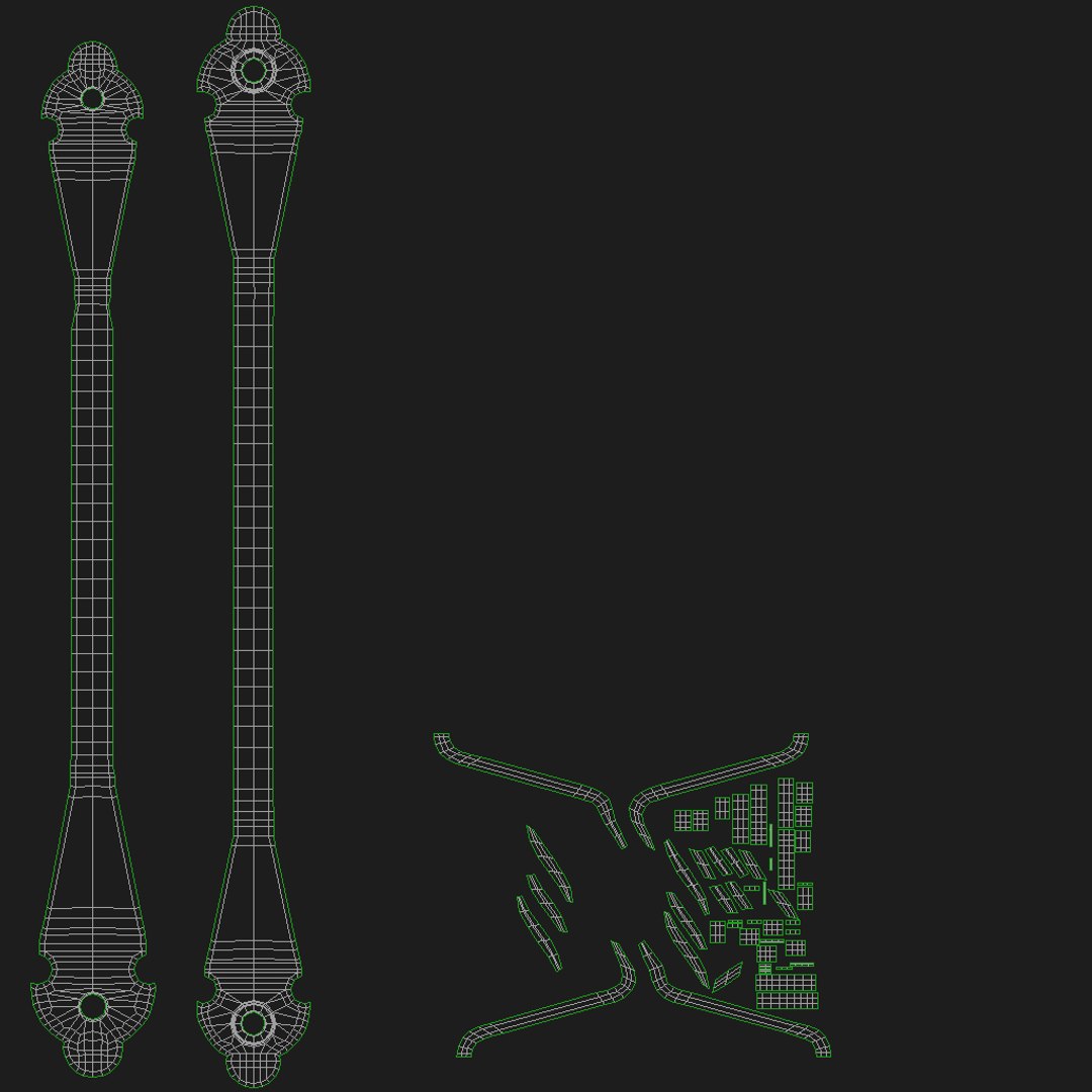 Twisted Handle 3D Model - TurboSquid 1966813