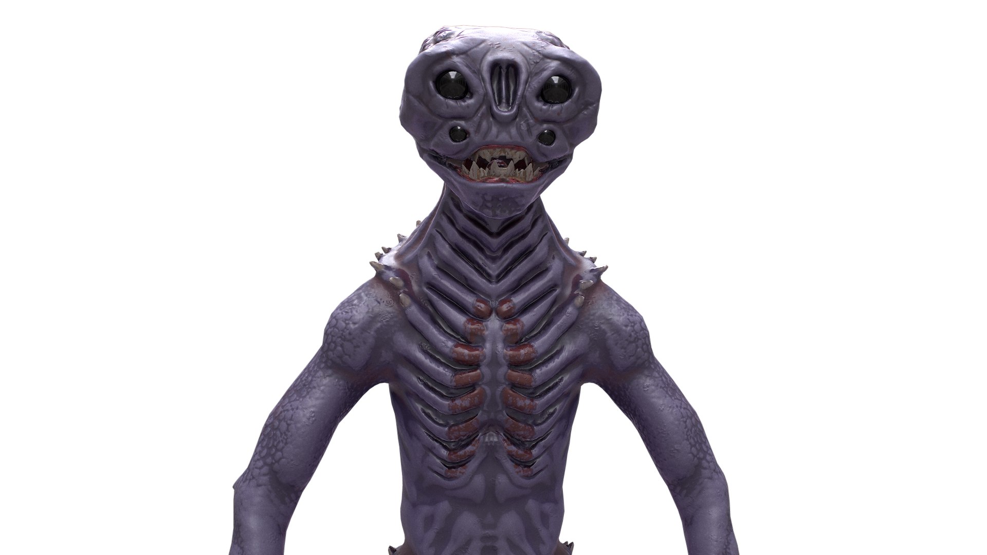 3D Alien Monster - TurboSquid 1838615