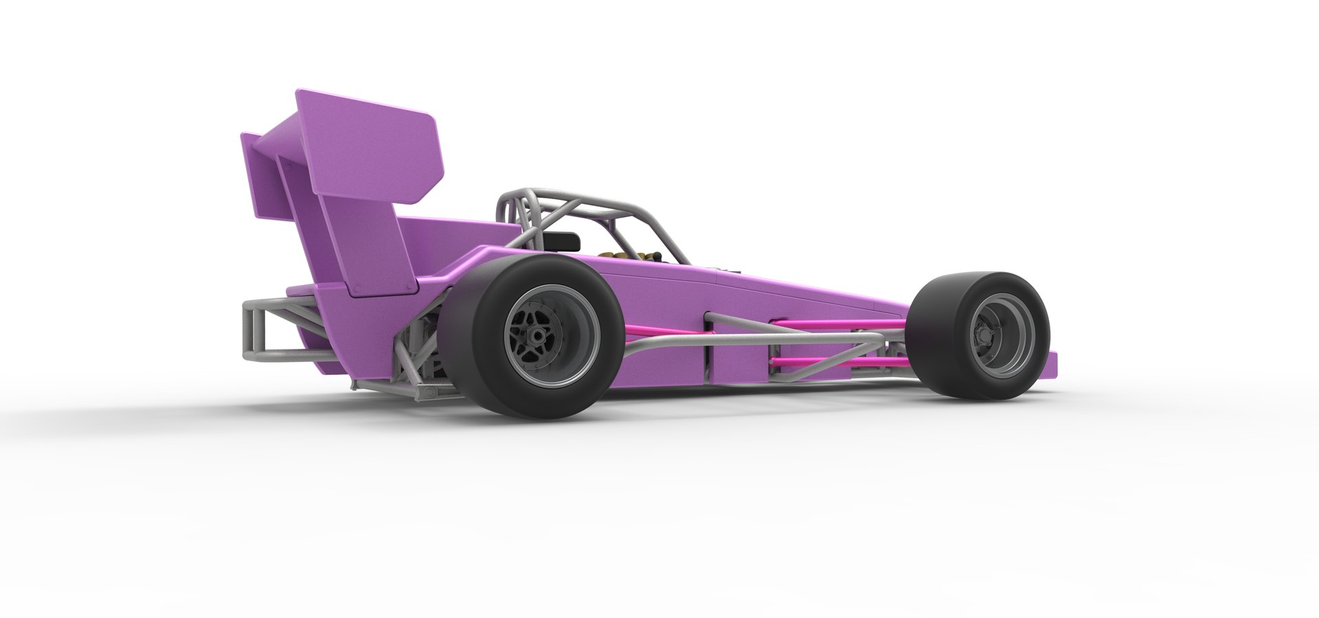 Diecast Supermodified front engine race car V2 Scale 1 to 25 3D model ...