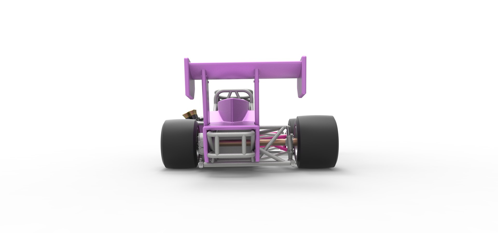 Diecast Supermodified front engine race car V2 Scale 1 to 25 3D model ...