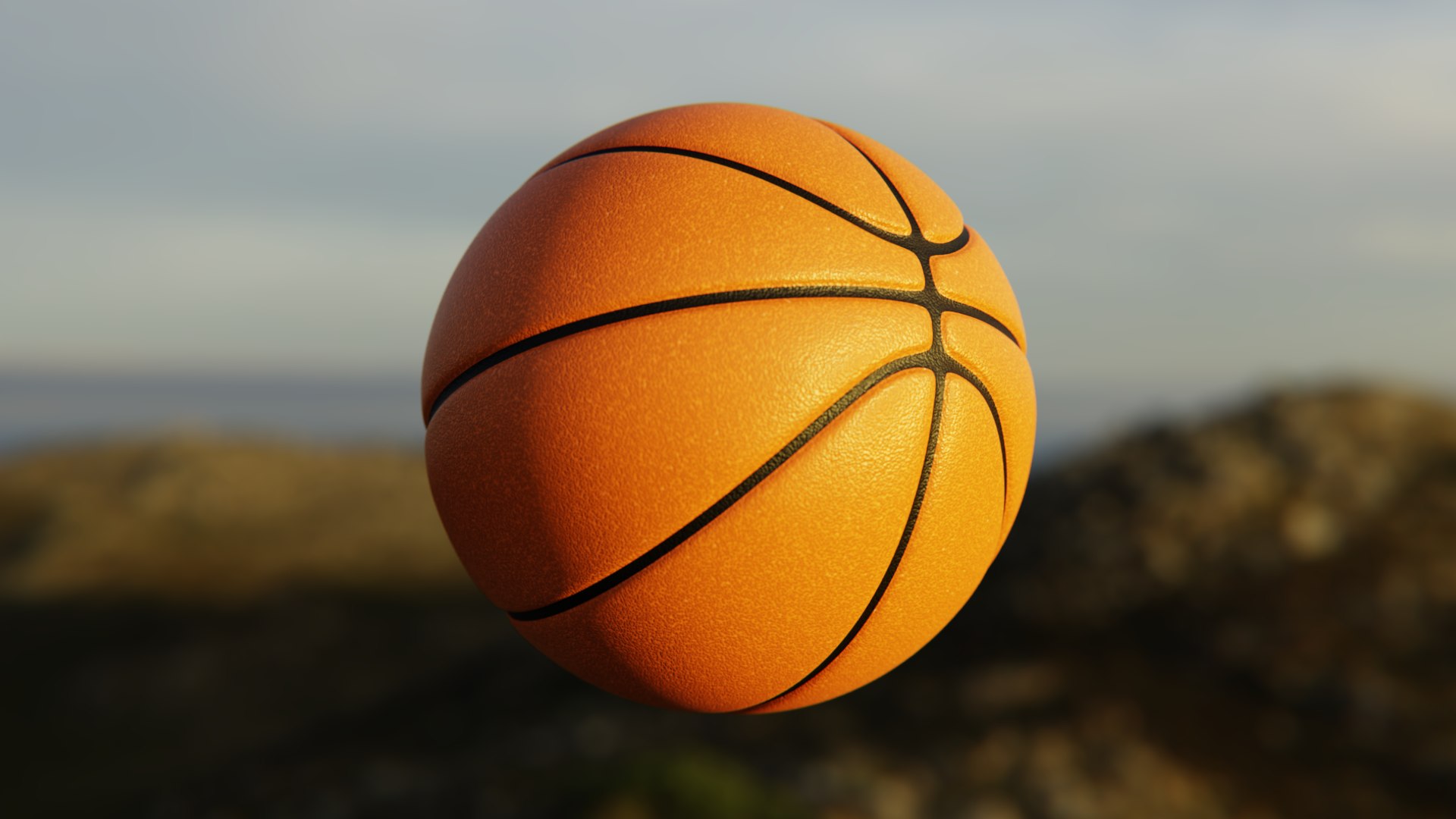 Basketball With Procedural Texture 3D Model - TurboSquid 2150300