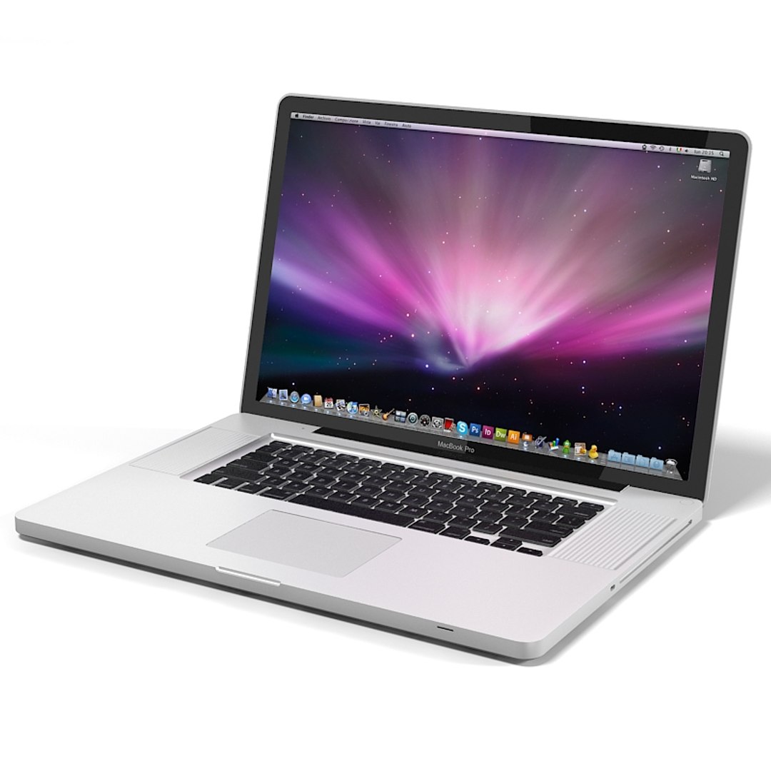 3d Apple Macbook Pro Model