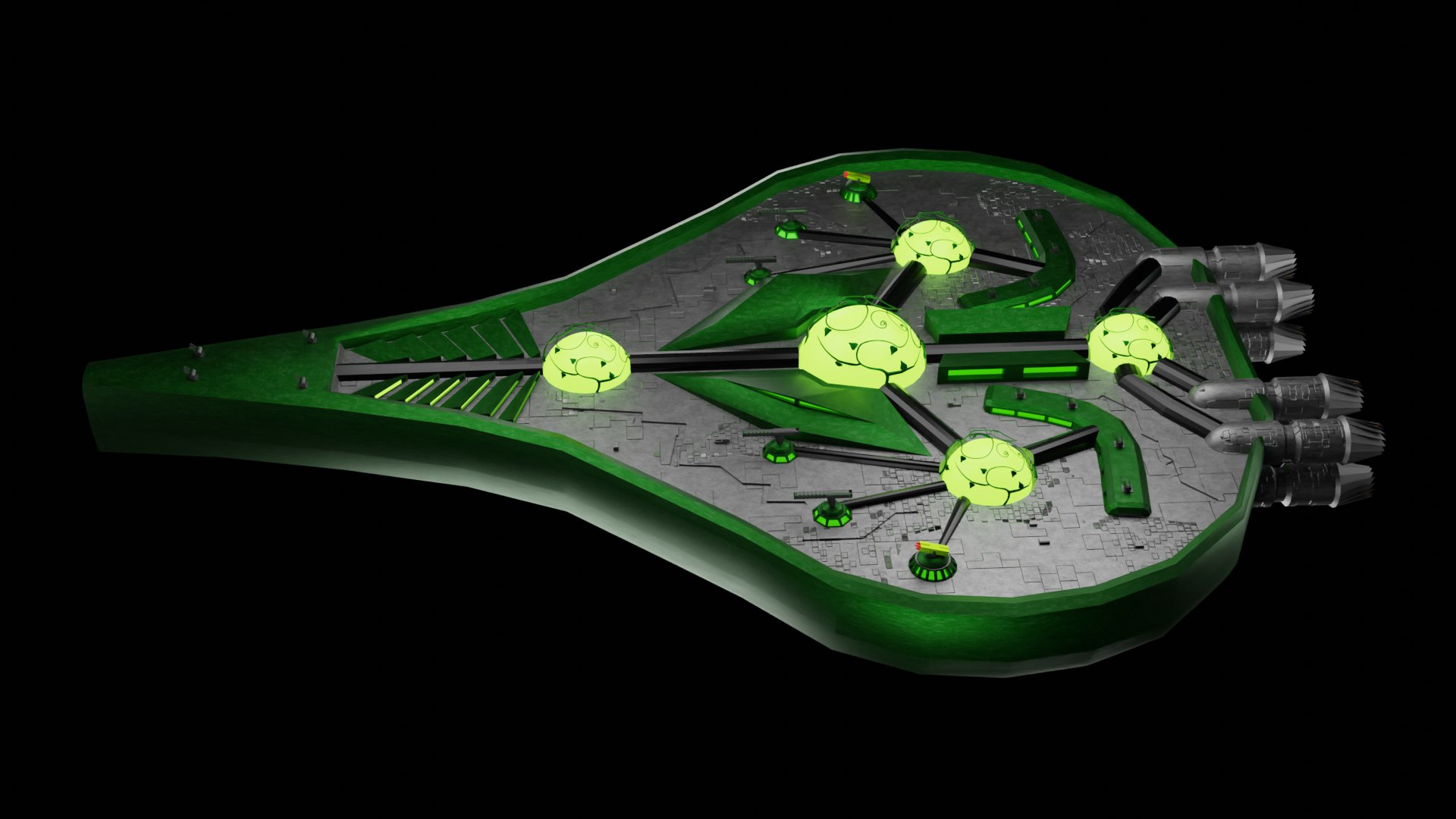 Arborec Flagship 3D model - TurboSquid 1795193