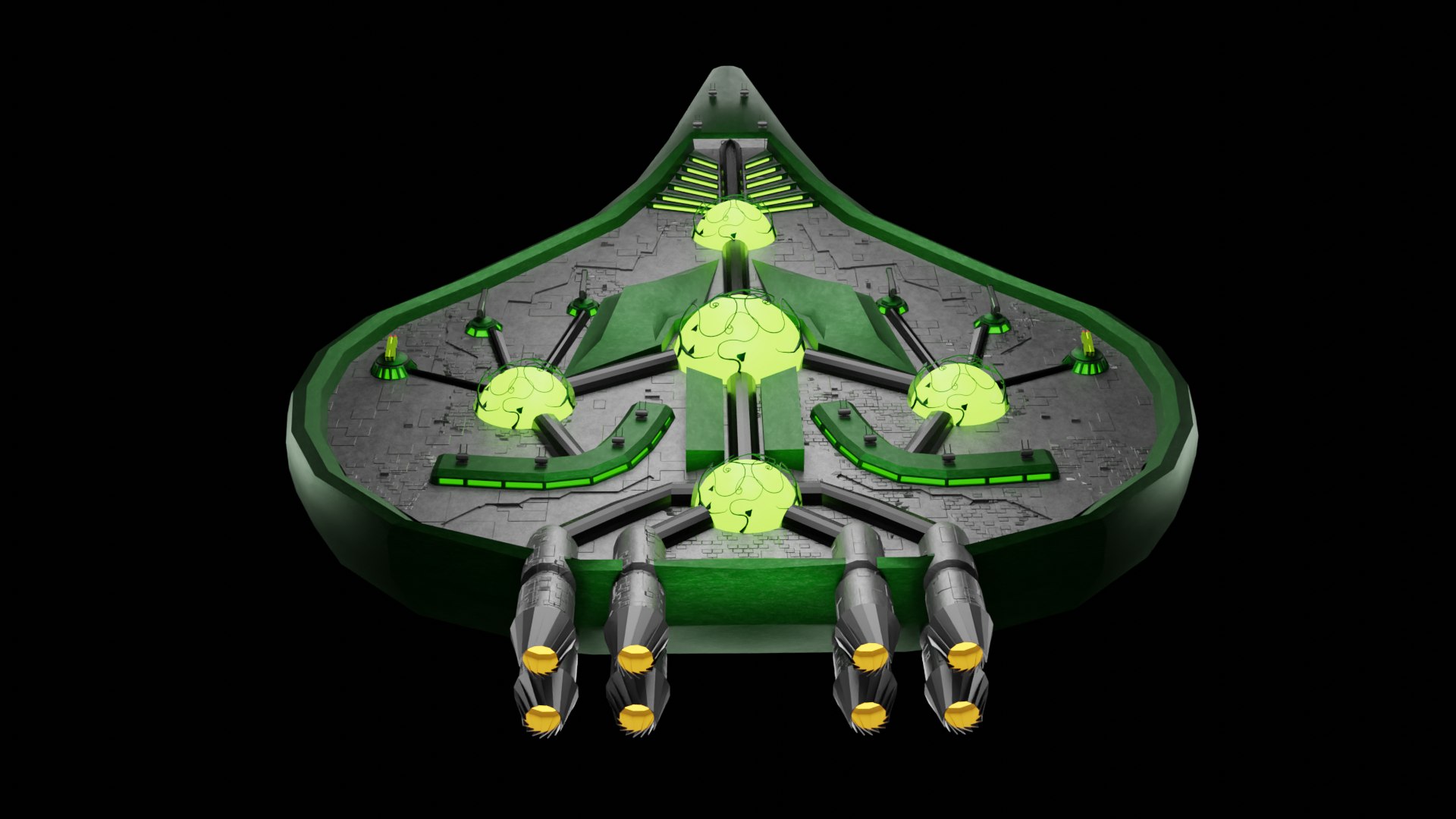 Arborec Flagship 3D model - TurboSquid 1795193