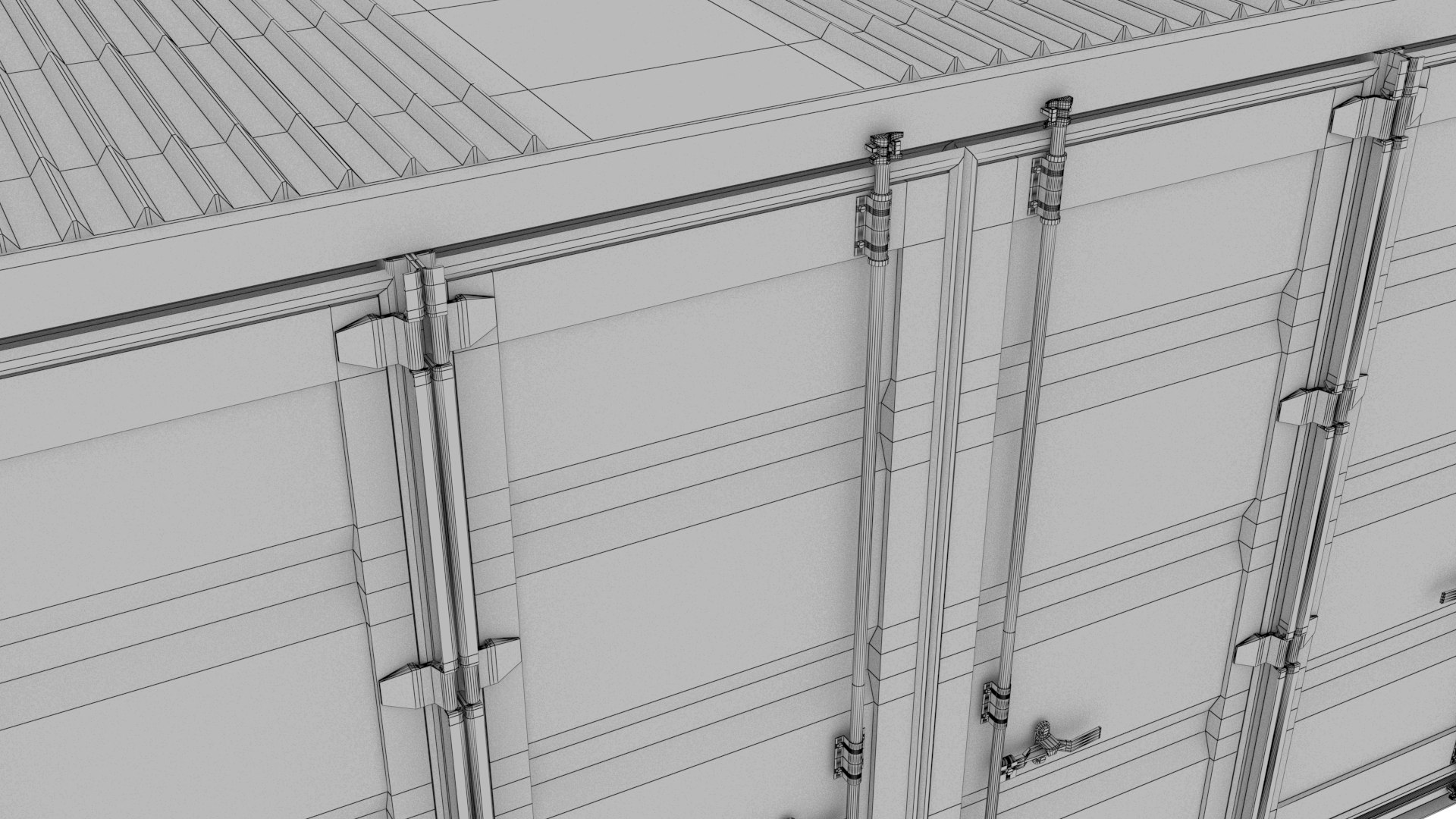 3D Model Industrial Safety Shipping Container With Side Doors ...