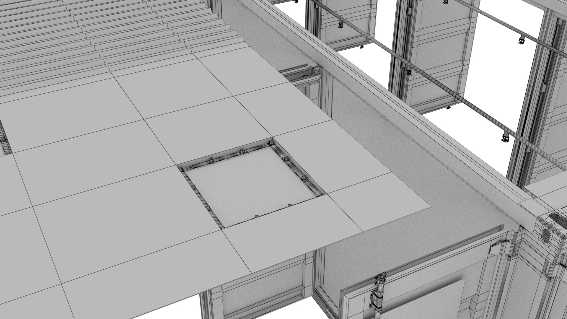 3D Model Industrial Safety Shipping Container With Side Doors ...