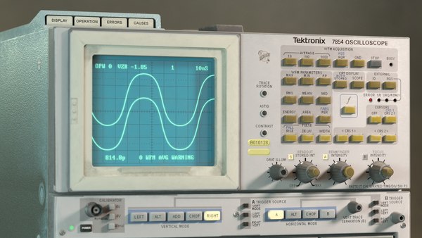 Analogic Oscilloscope 3D model - TurboSquid 1791007