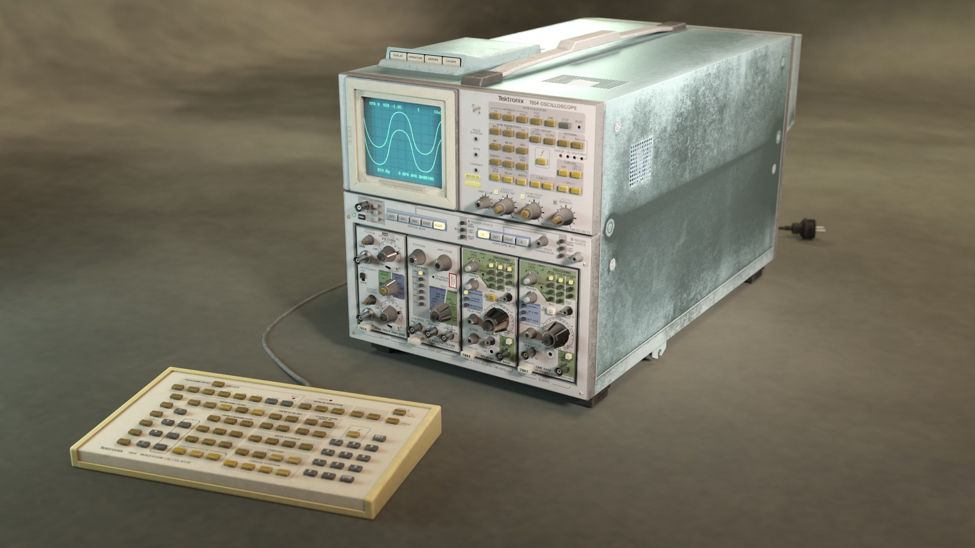 Analogic Oscilloscope 3D model - TurboSquid 1791007