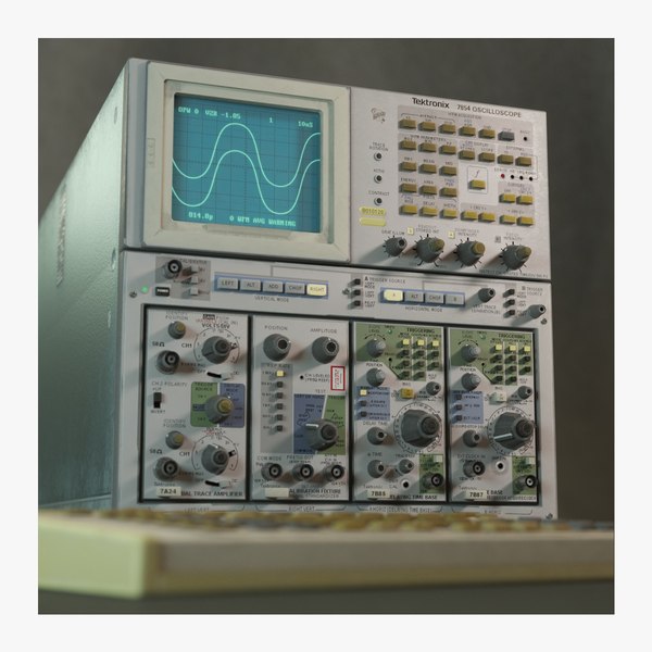 模拟示波器3D模型 - TurboSquid 1791007