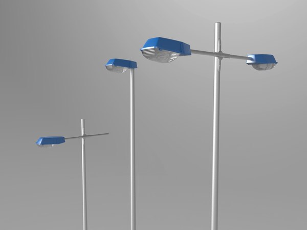 3d model street light