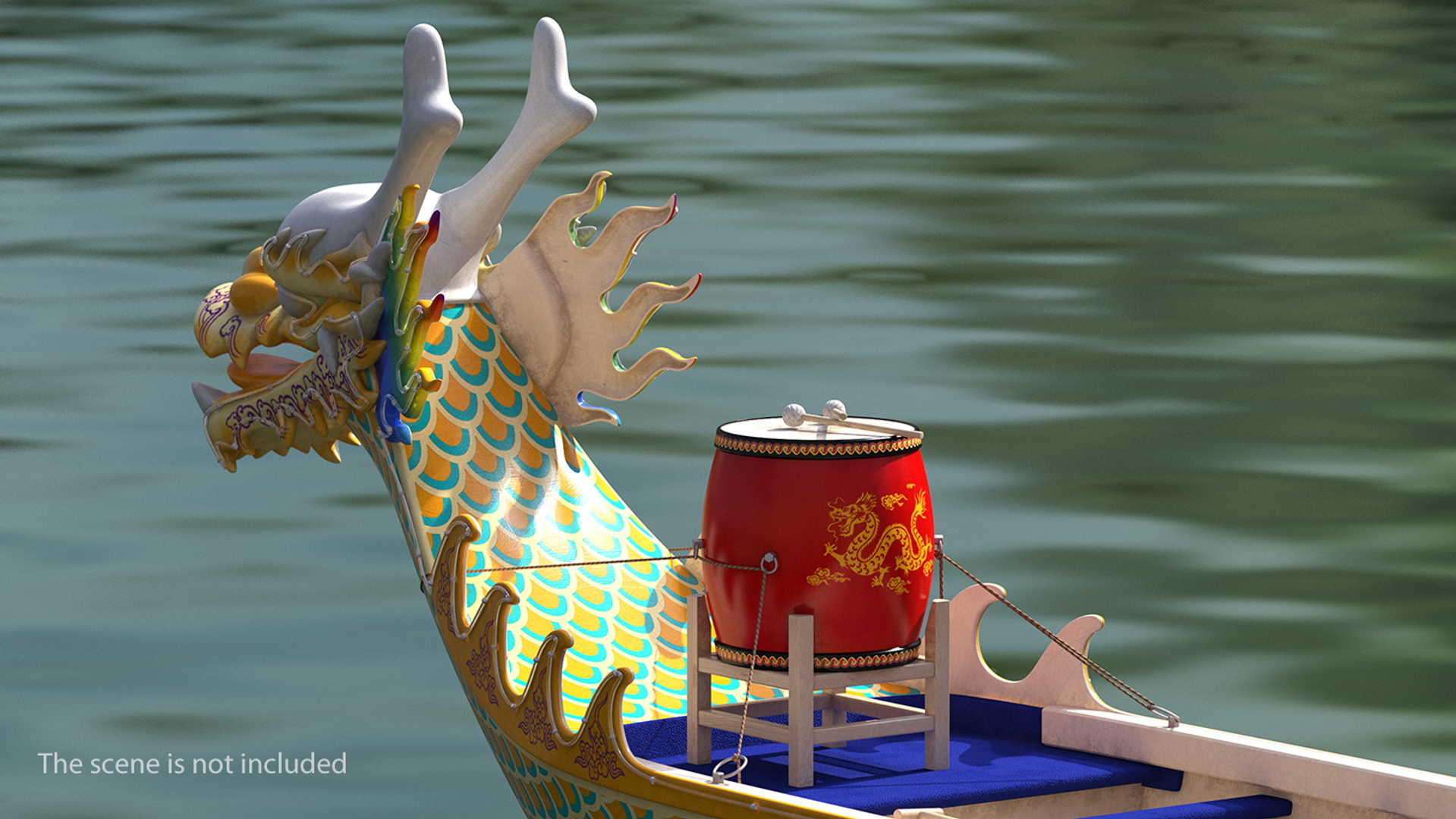 3D traditional dragonboat dragon boat racing - TurboSquid 1368308