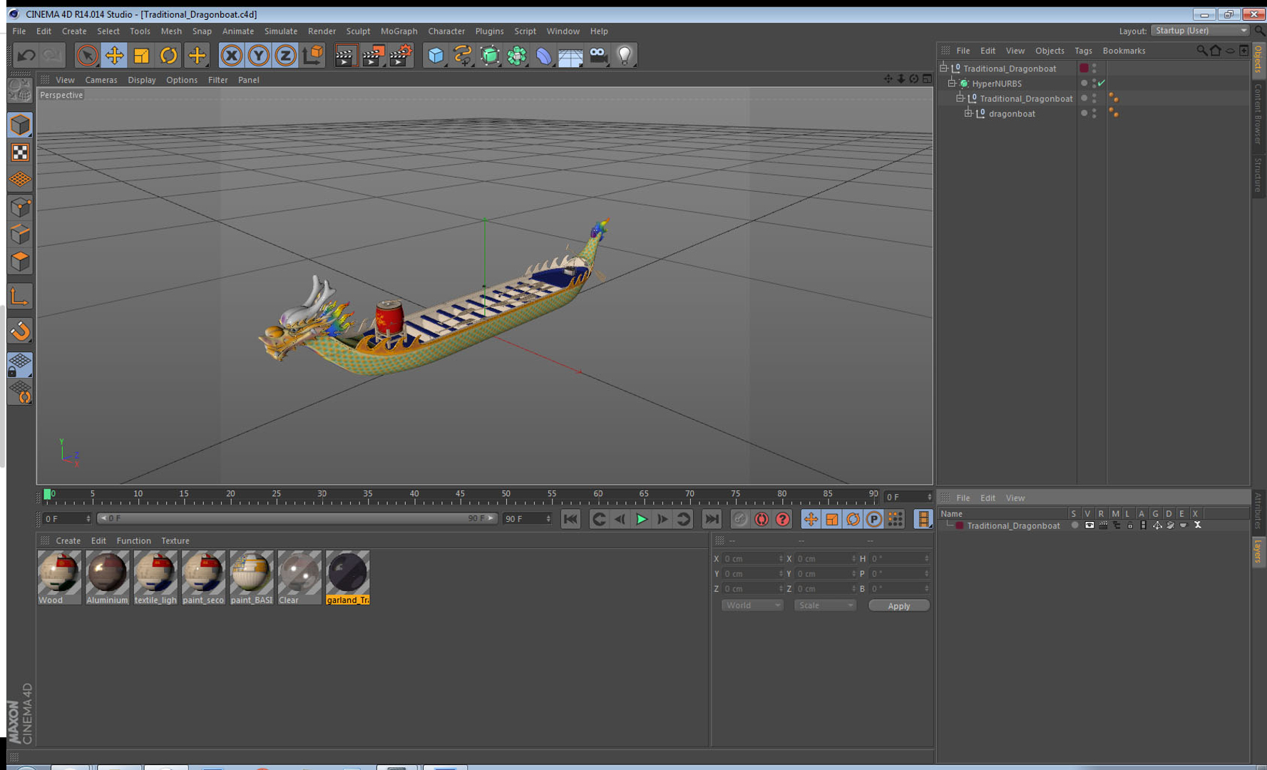 3D traditional dragonboat dragon boat racing - TurboSquid 1368308