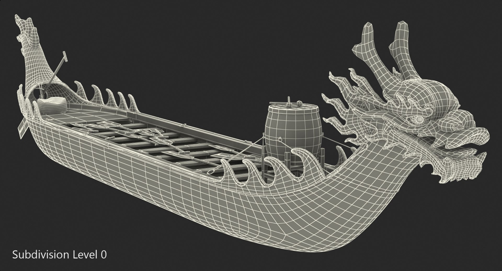 3D traditional dragonboat dragon boat racing - TurboSquid 1368308
