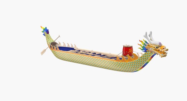 3D traditional dragonboat dragon boat racing - TurboSquid 1368308