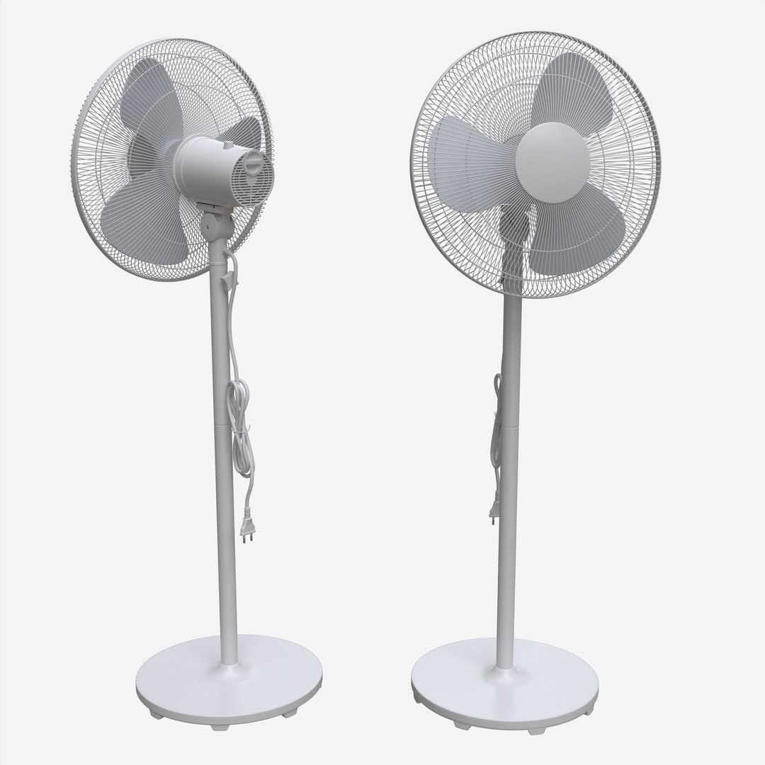3D model Floor Fan White - TurboSquid 1952282