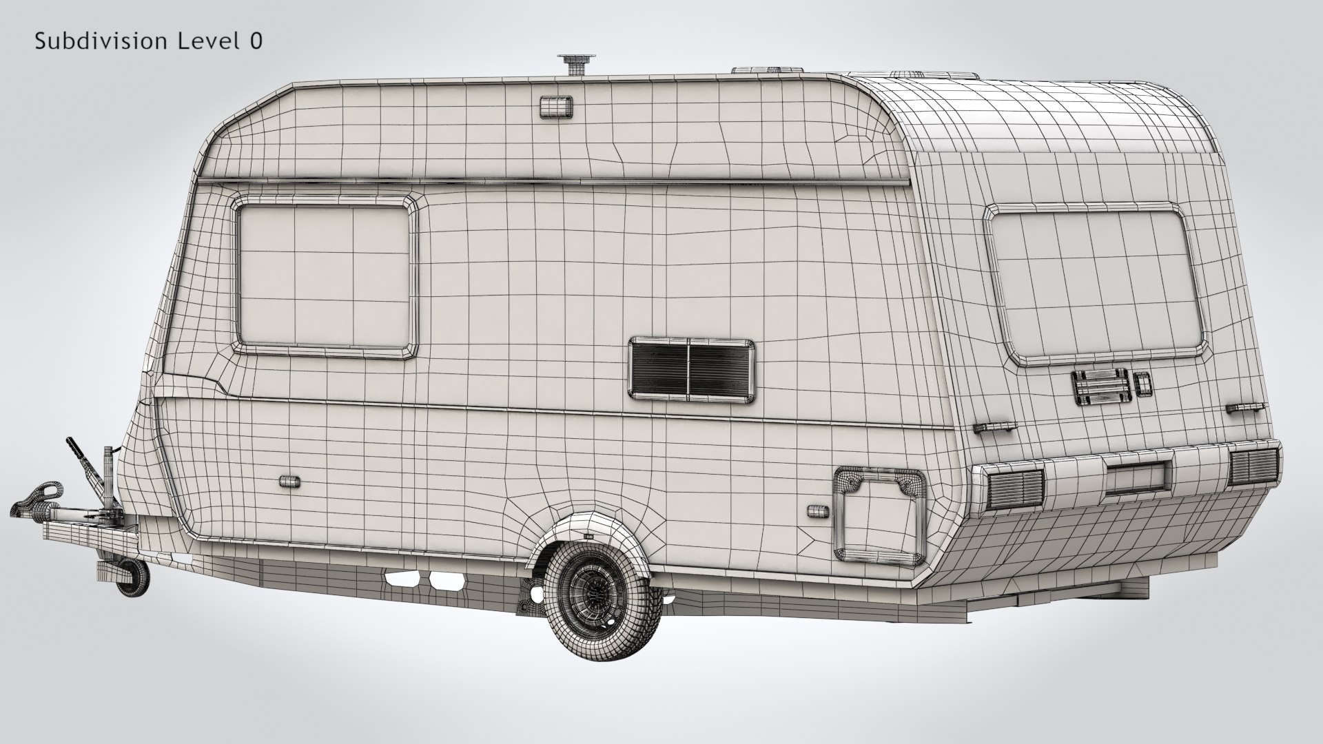 3D Hobby Camper Model - TurboSquid 1631428