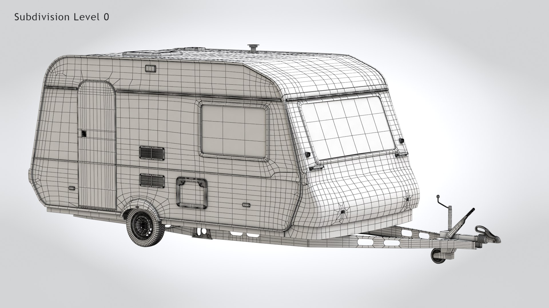 3D Hobby Camper Model - TurboSquid 1631428