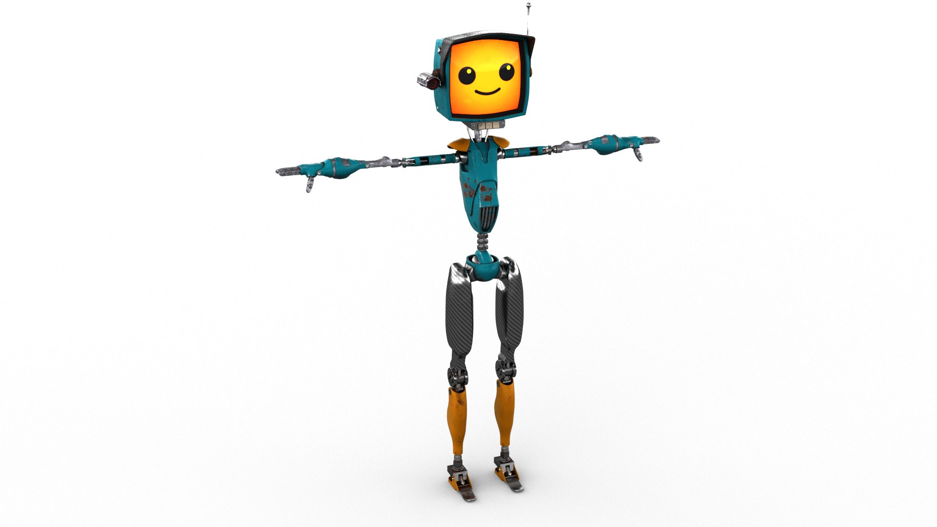 Telebot bot tele 3D model - TurboSquid 1689056
