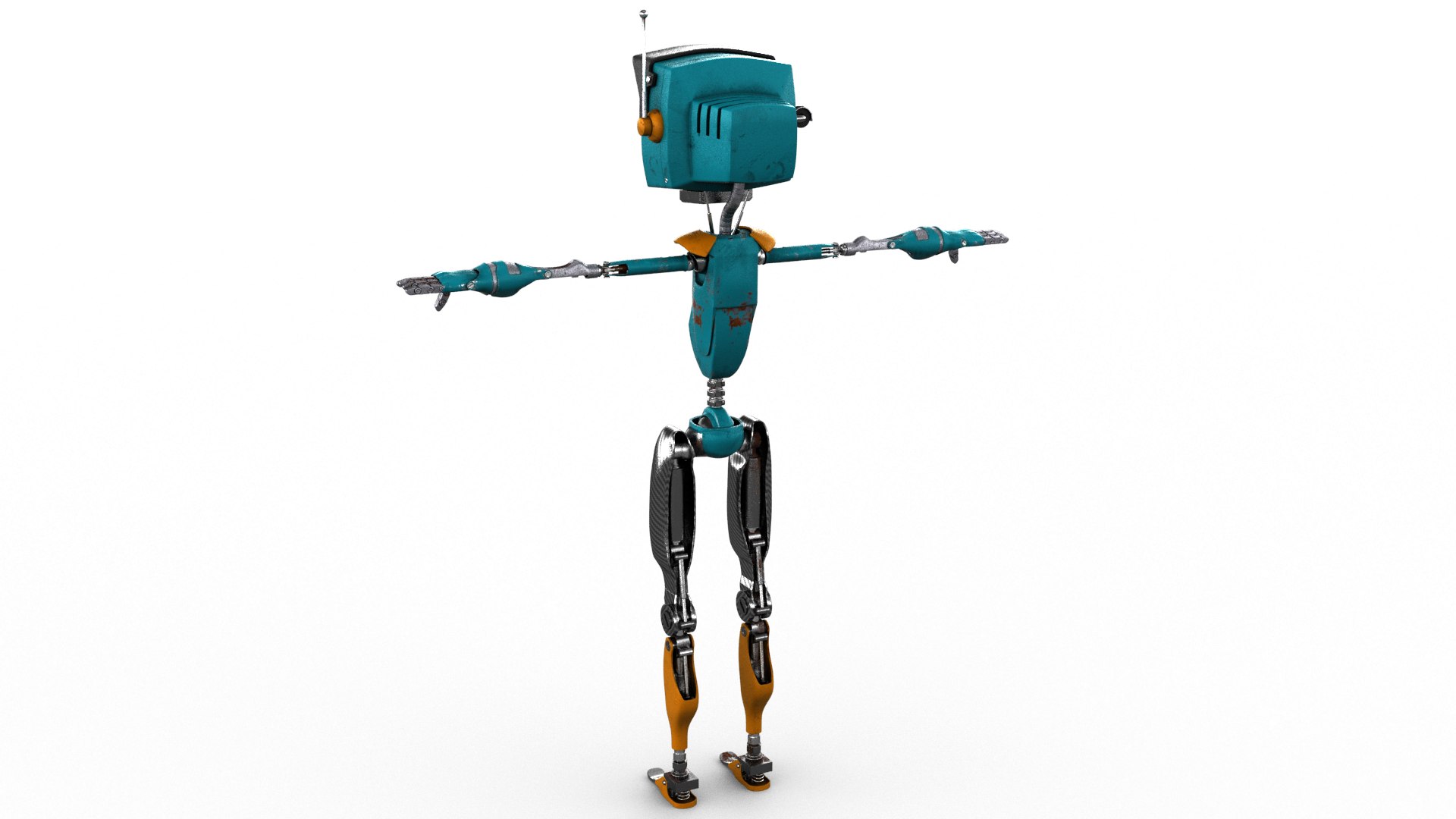 Telebot bot tele 3D model - TurboSquid 1689056