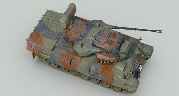 3d modern gepard 35mm anti model