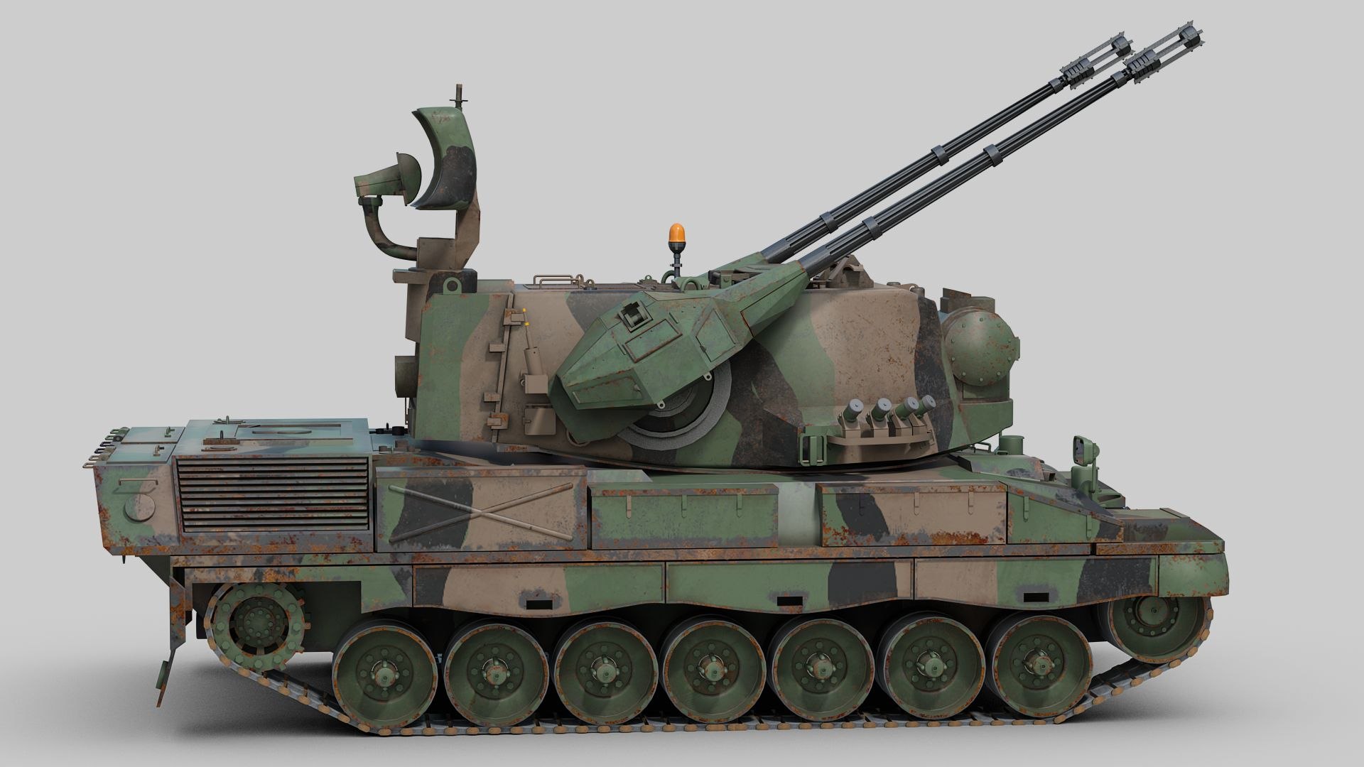 3d Modern Gepard 35mm Anti Model