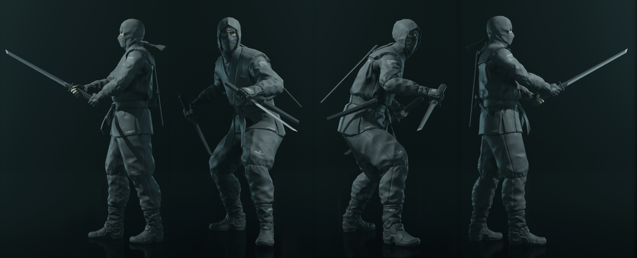 Urban ninja 3D - TurboSquid 1613113