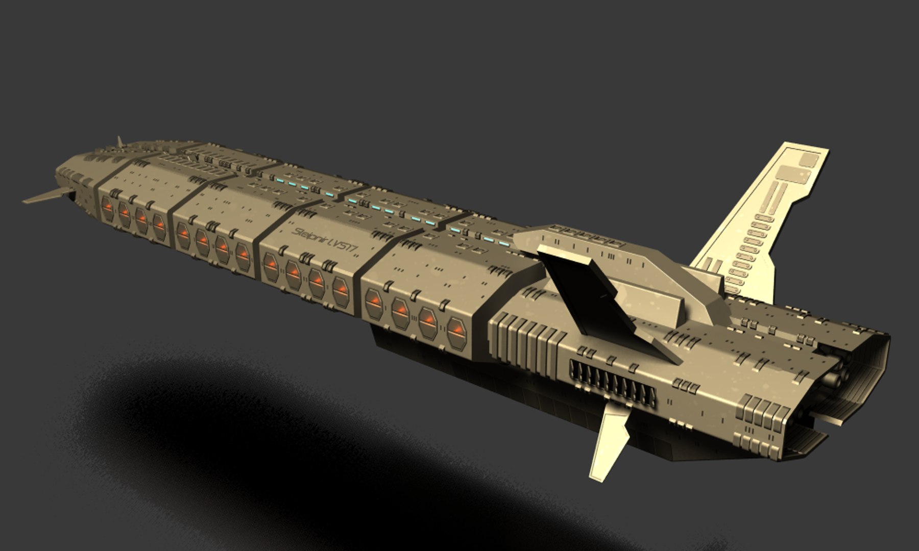 Workhorse Sleipnir Troop Carrier 3d Model
