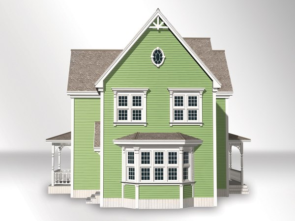Queen victorian style house 3D model - TurboSquid 1516614