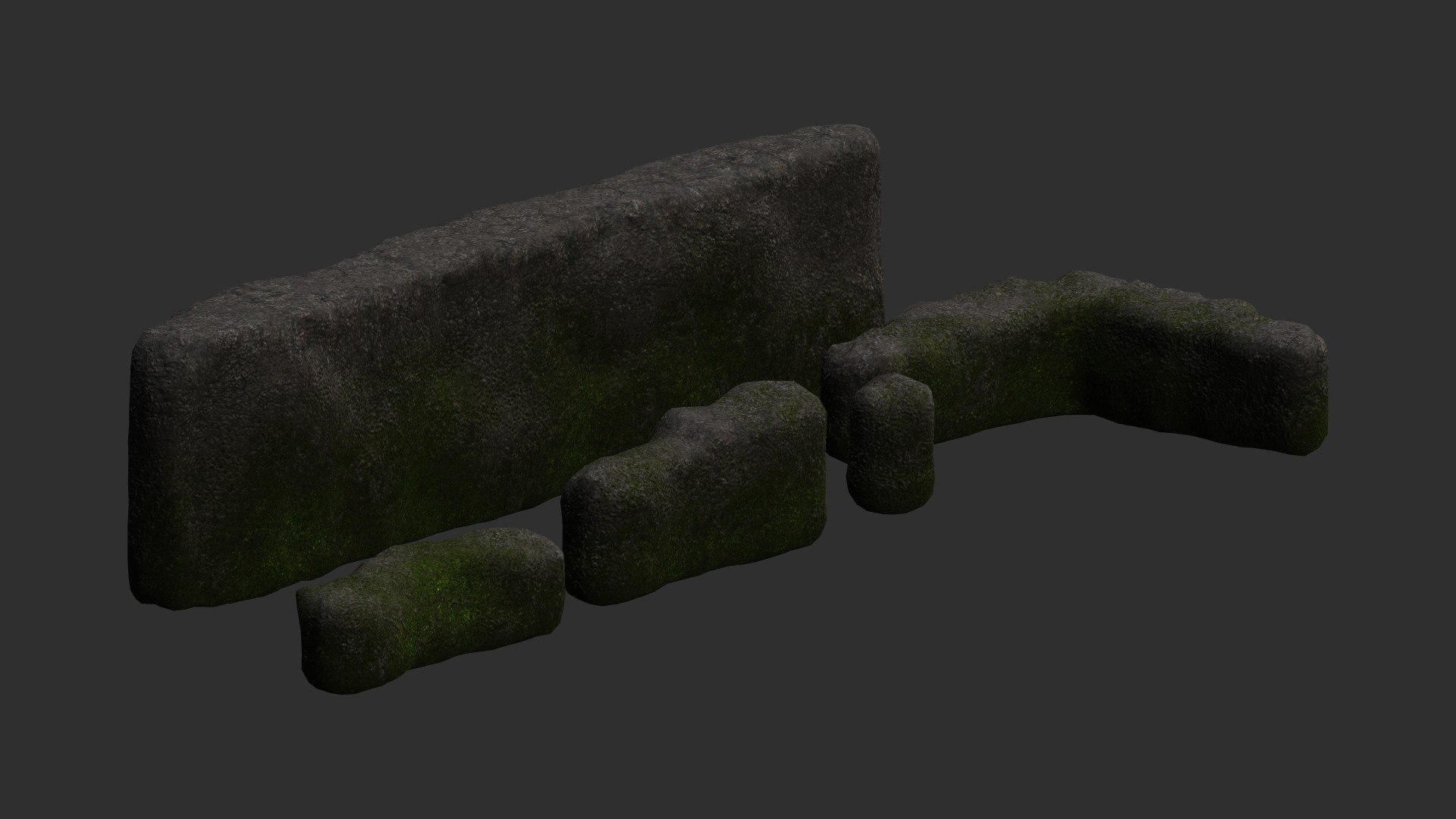 3D Cave Walls 4 - Moss 1 - TurboSquid 2082480