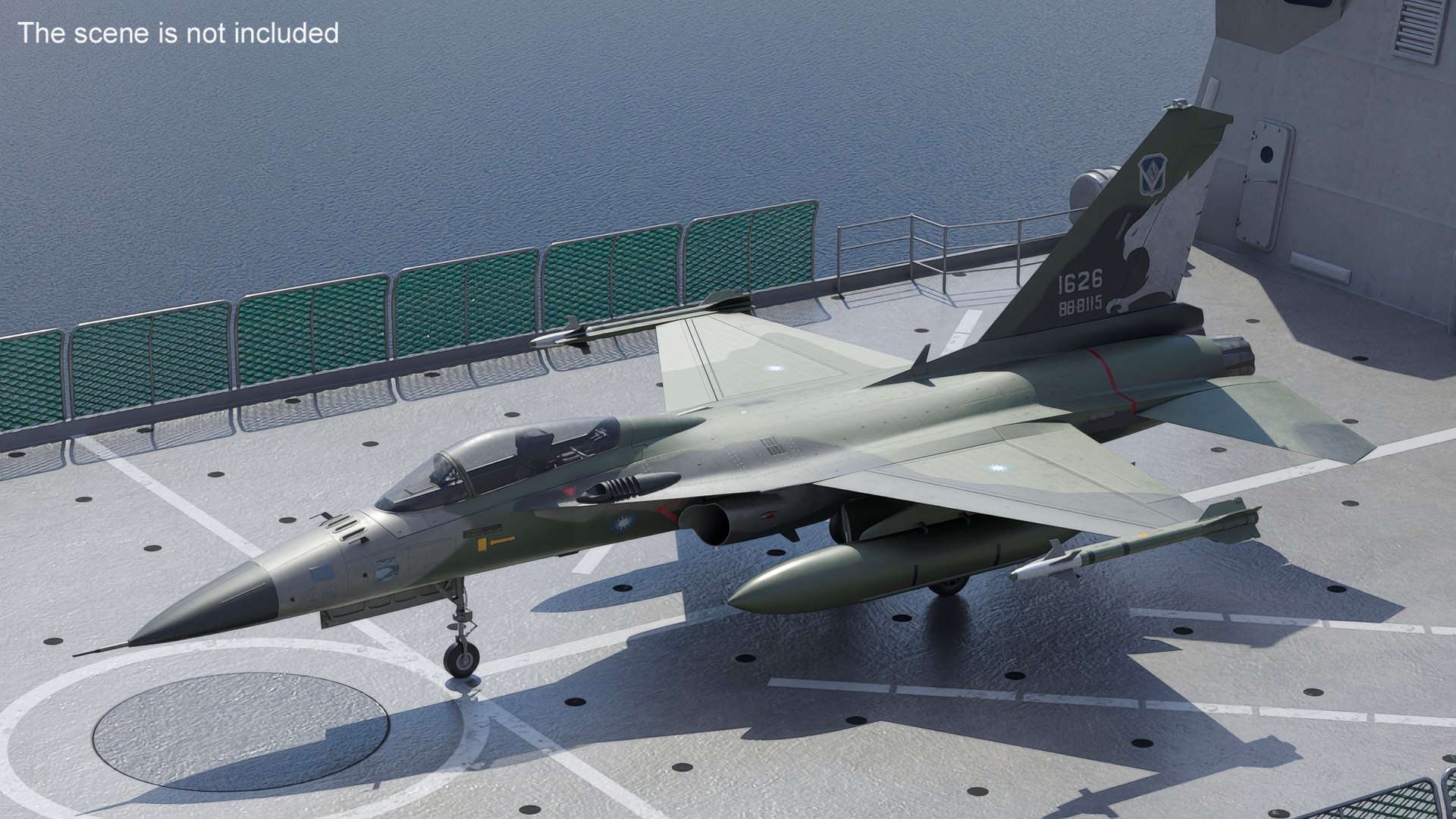 3D Model AIDC F-CK-1 Ching-Kuo Fighter Jet Green Rigged - TurboSquid ...
