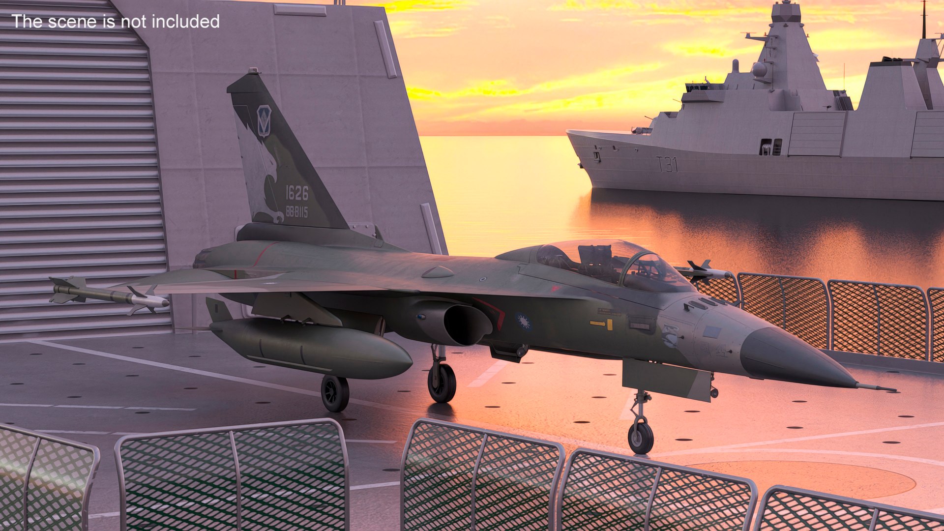 3D Model AIDC F-CK-1 Ching-Kuo Fighter Jet Green Rigged - TurboSquid ...