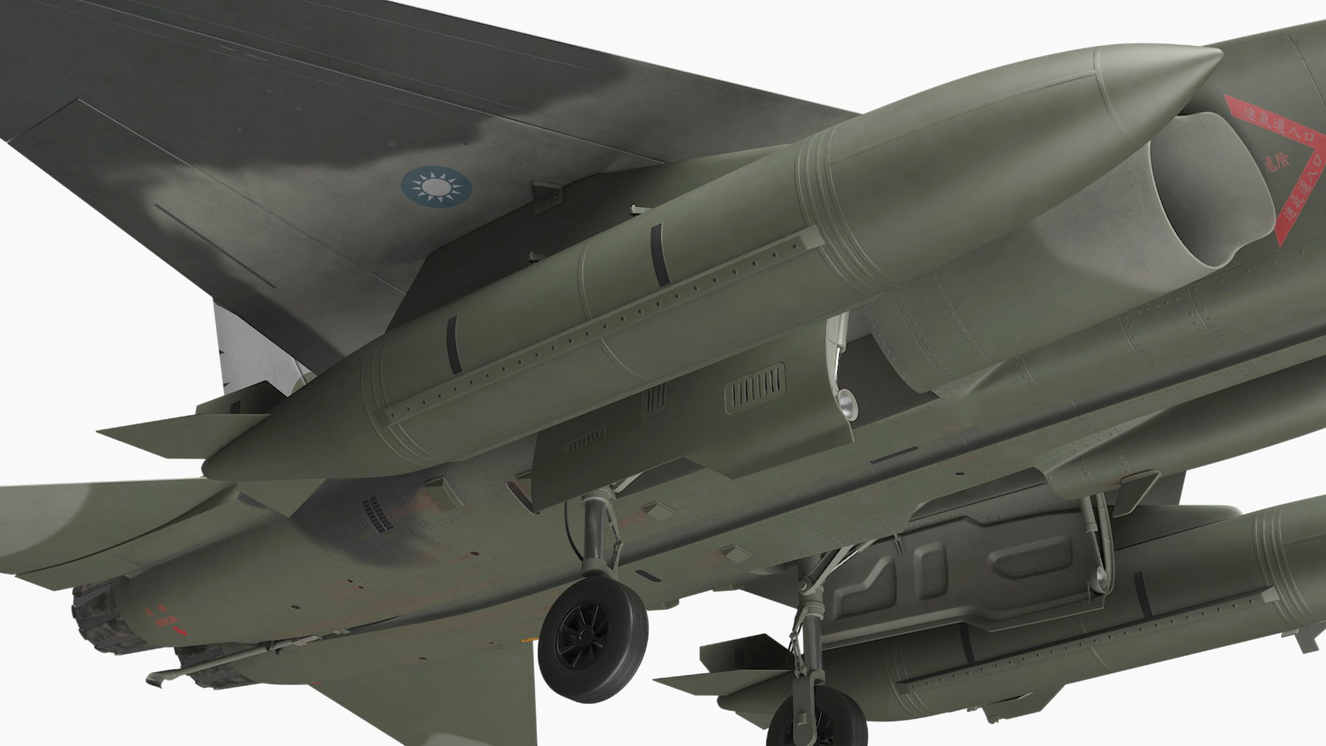 3D Model AIDC F-CK-1 Ching-Kuo Fighter Jet Green Rigged - TurboSquid ...