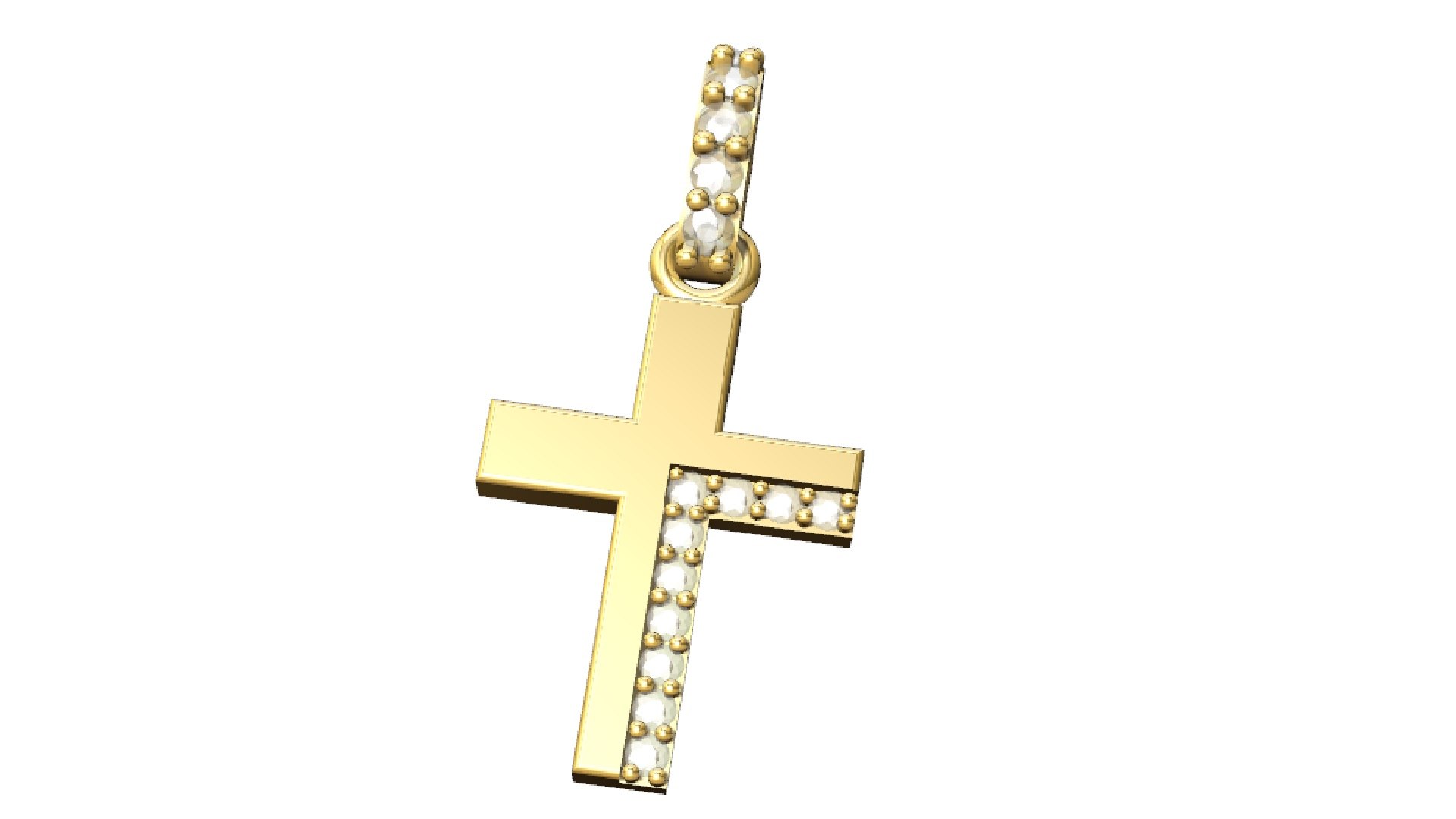 Lil Cross Pendant 3D Model - TurboSquid 1992741