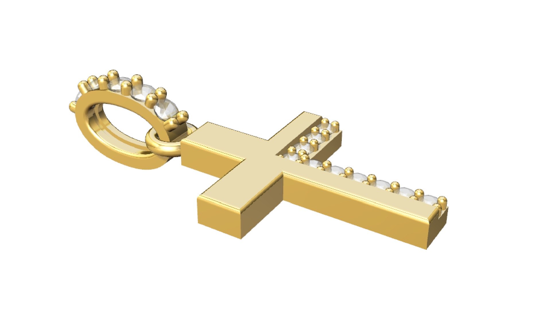 Lil Cross Pendant 3D Model - TurboSquid 1992741