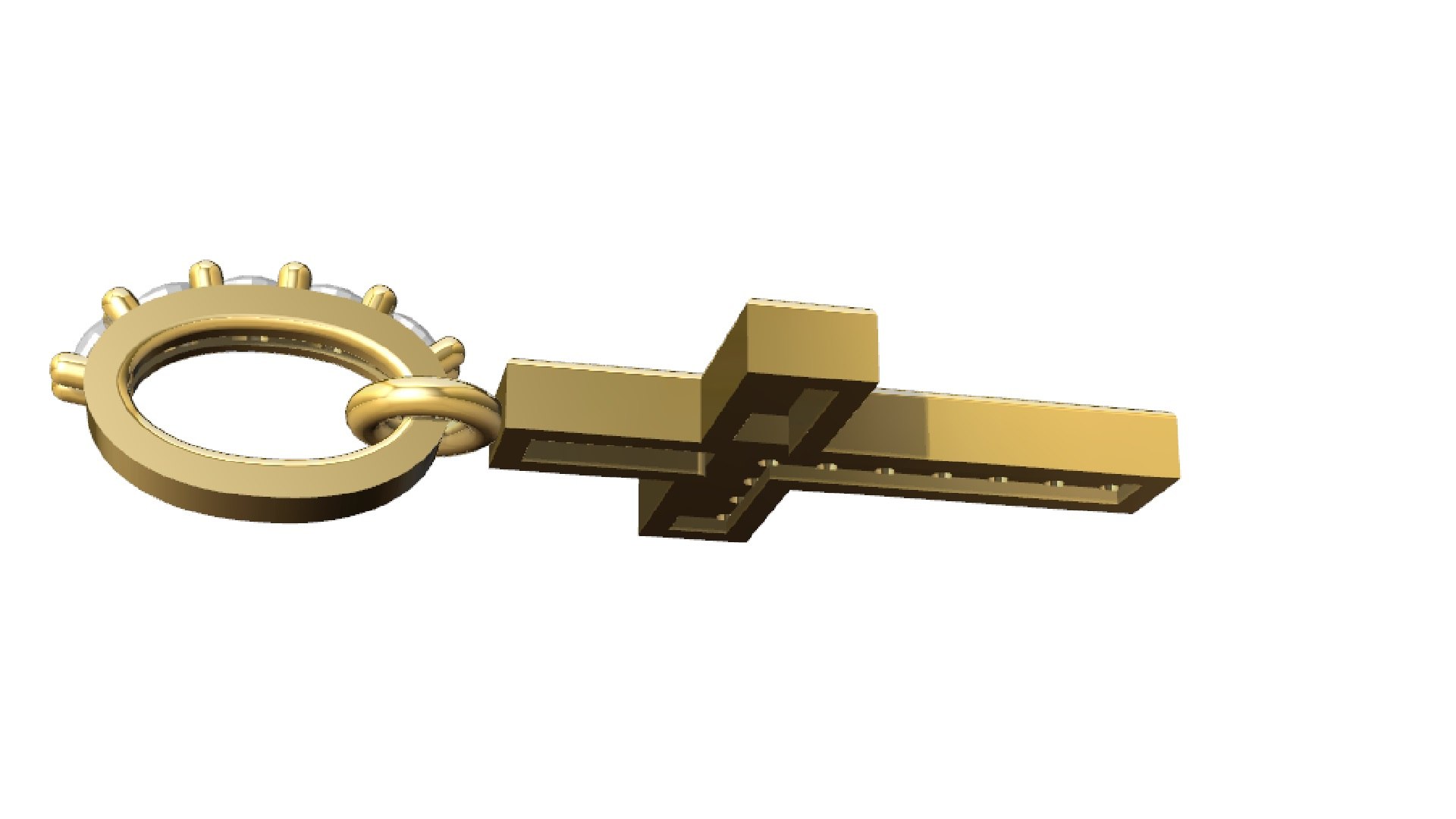 Lil Cross Pendant 3D Model - TurboSquid 1992741