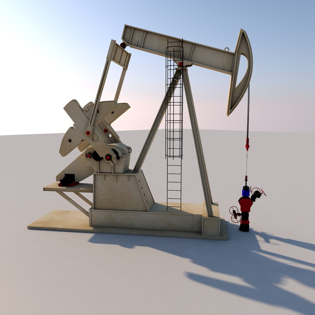 3D Oil Field Model - TurboSquid 1379893