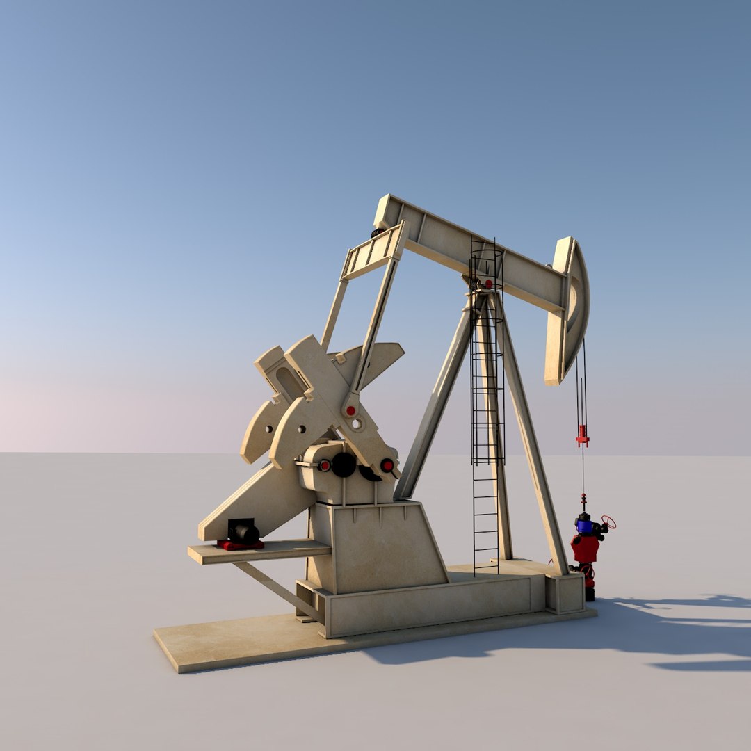 3D Oil Field Model - TurboSquid 1379893