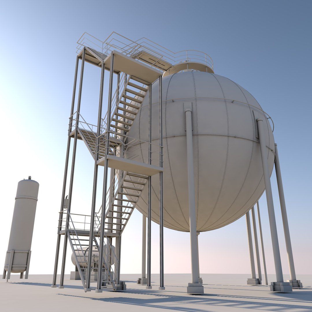 3D Oil Field Model - TurboSquid 1379893