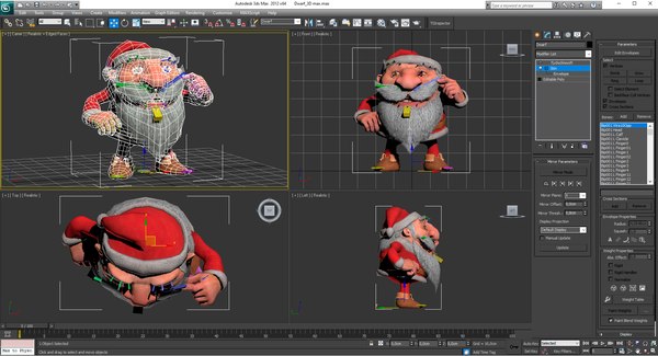 Character rig - dwarf 3D model - TurboSquid 1514002