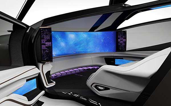 modelo 3d Concepto Cadillac InnerSpace 2022 - TurboSquid 2096267