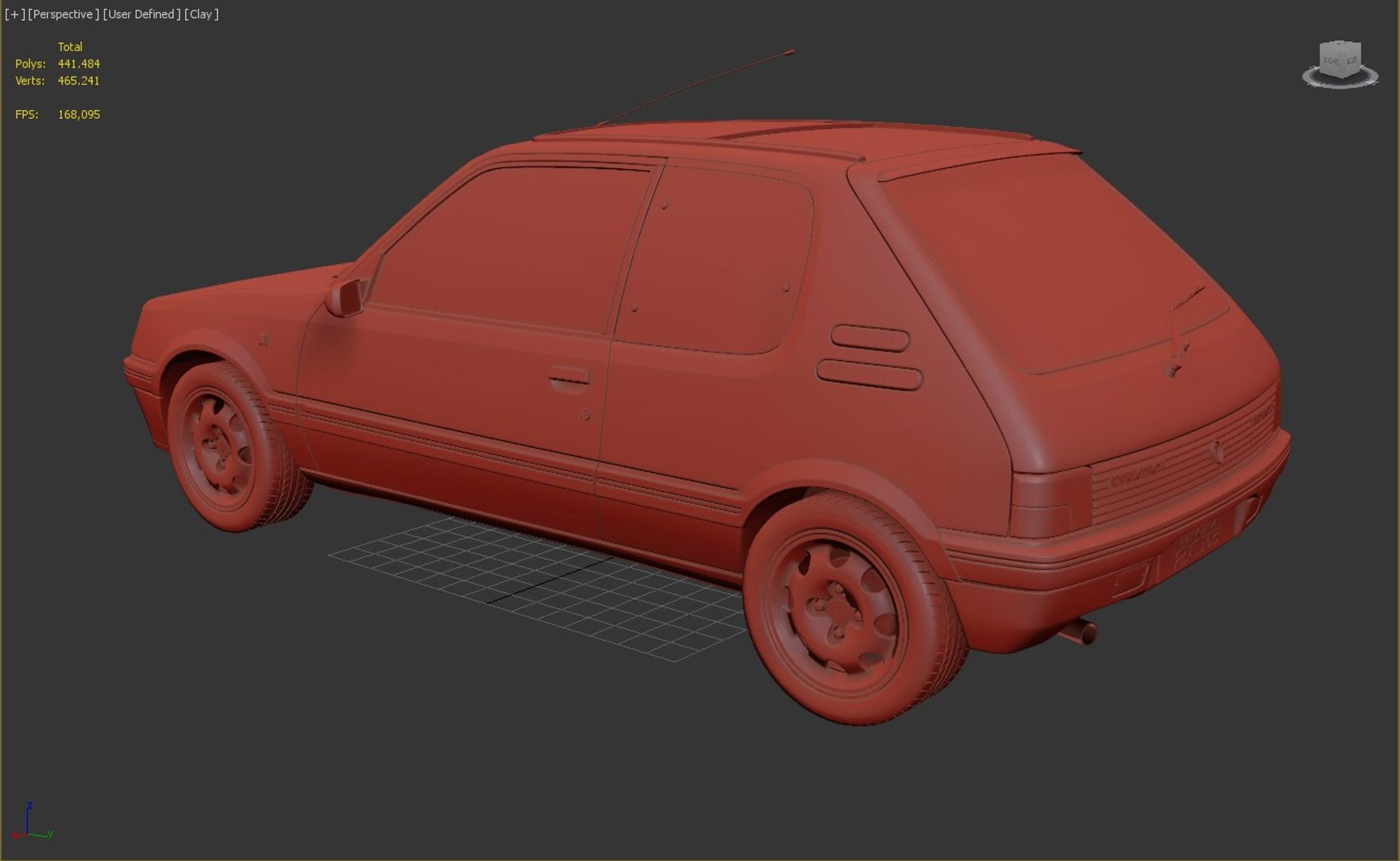 Peugeot 205 GTI 3D Model - TurboSquid 1971831