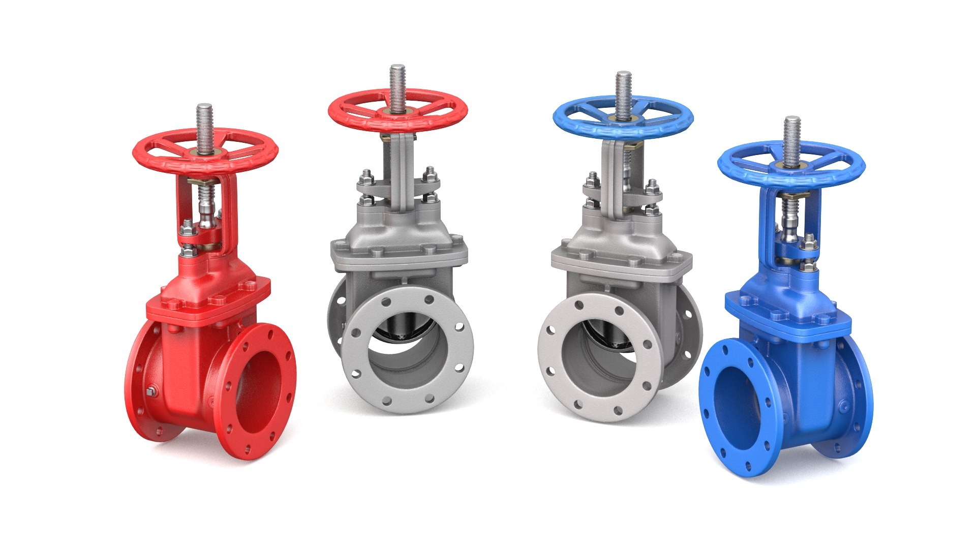 3D Gate Valve Model - TurboSquid 2372056