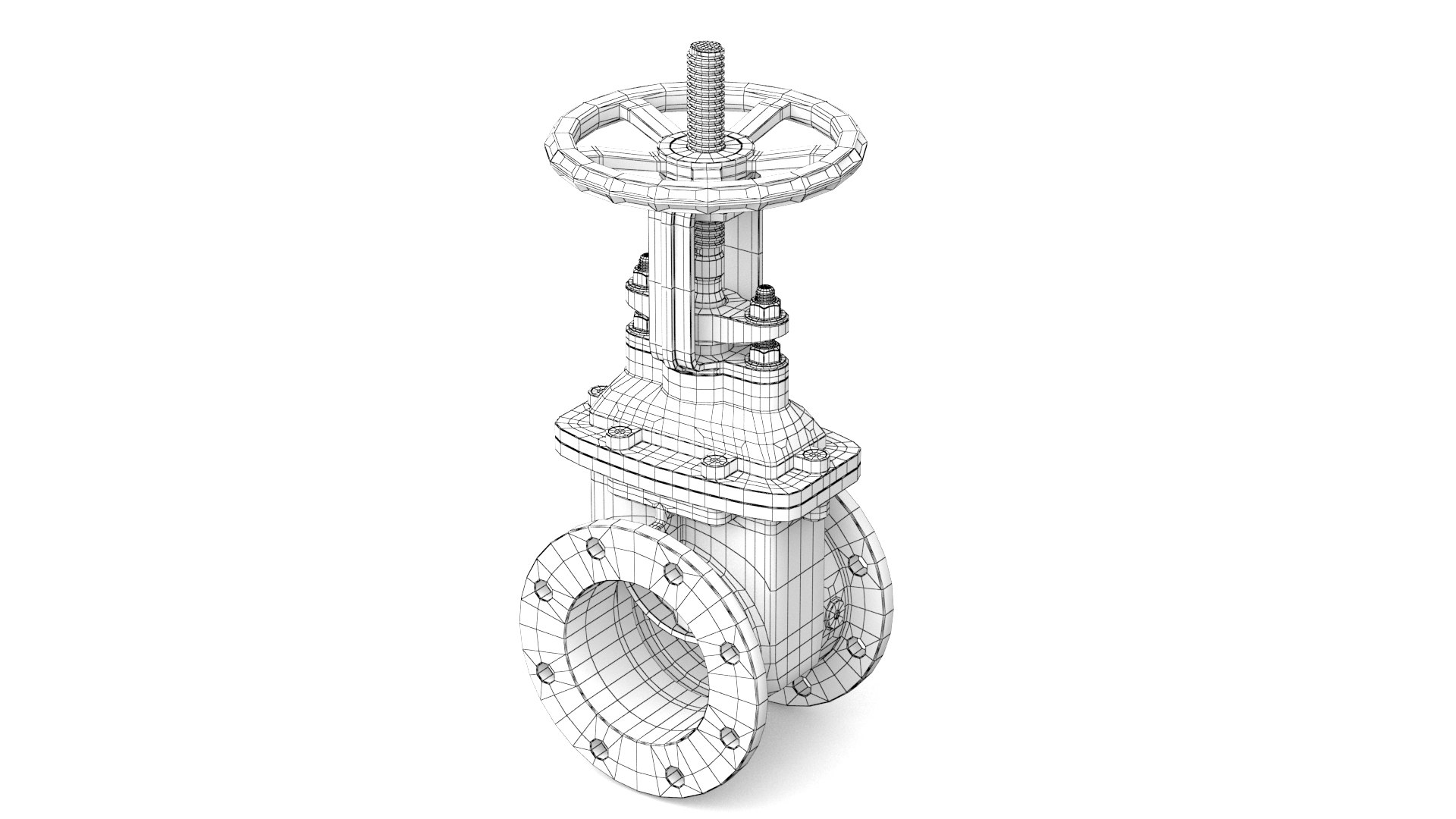 3D Gate Valve Model - TurboSquid 2372056