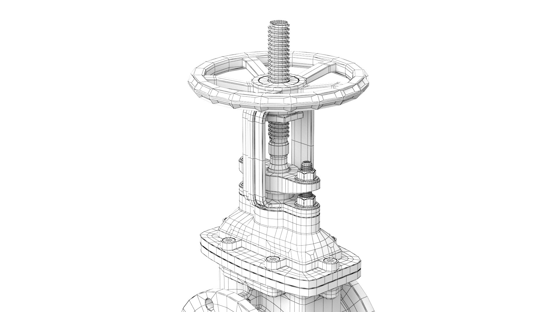3D Gate Valve Model - TurboSquid 2372056